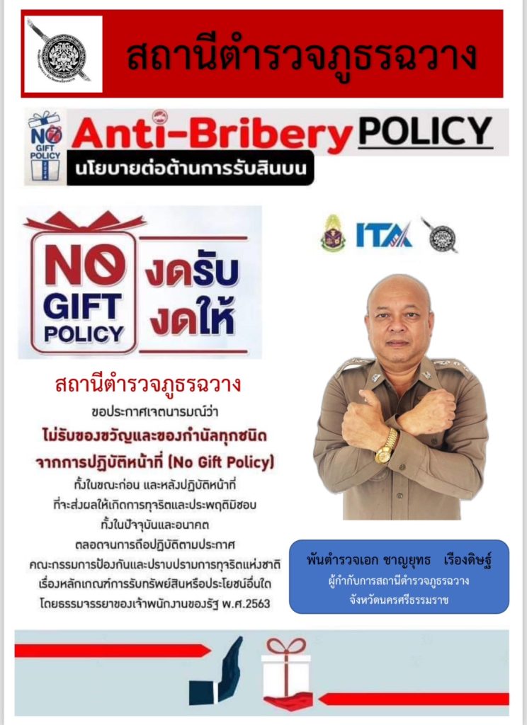 O20 การประเมินความเสี่ยงต่อการรับสินบน – สถานีตำรวจภูธรฉวาง